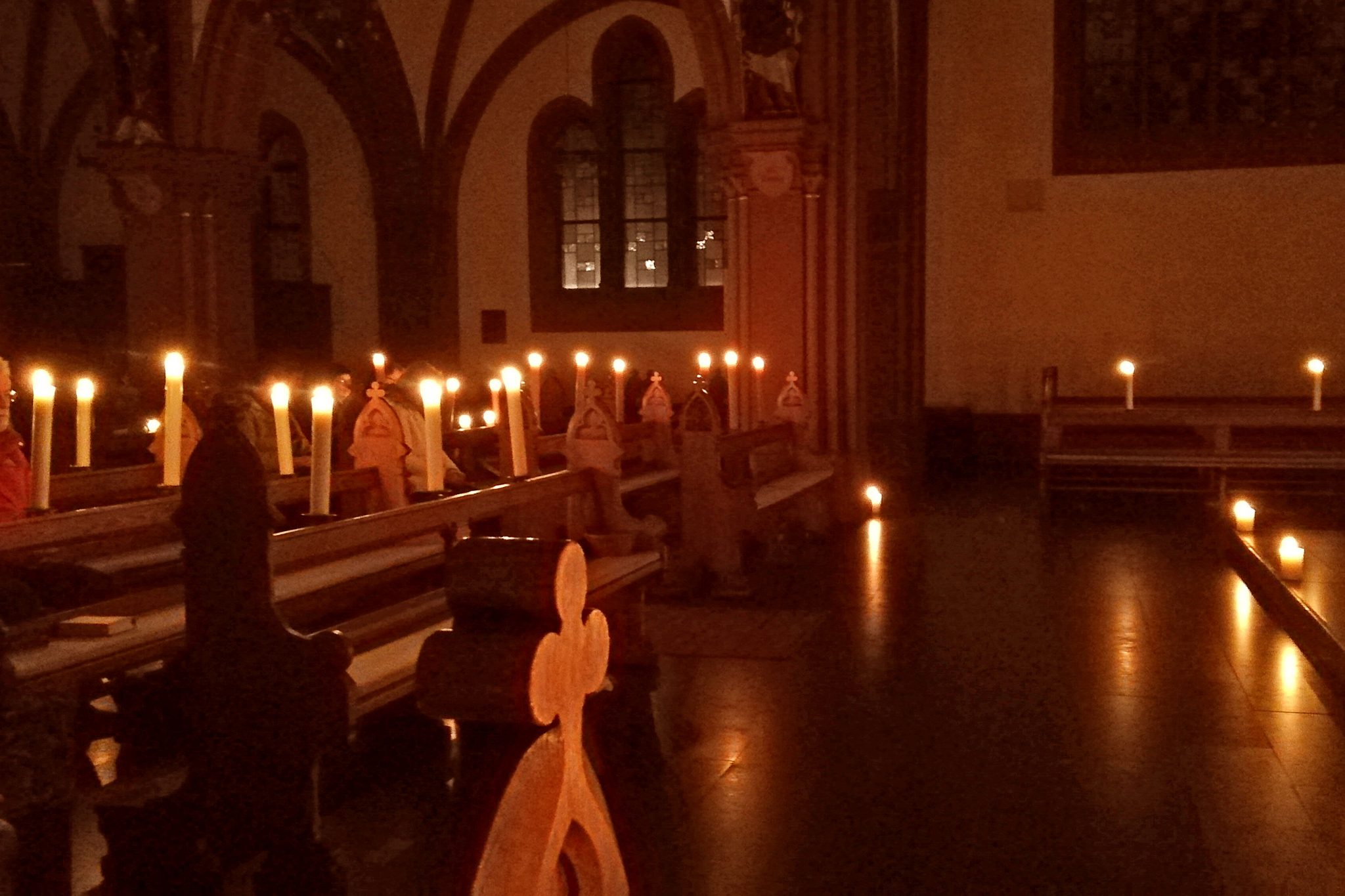 Die erste Roratemesse 2019 in Mariä Himmelfahrt